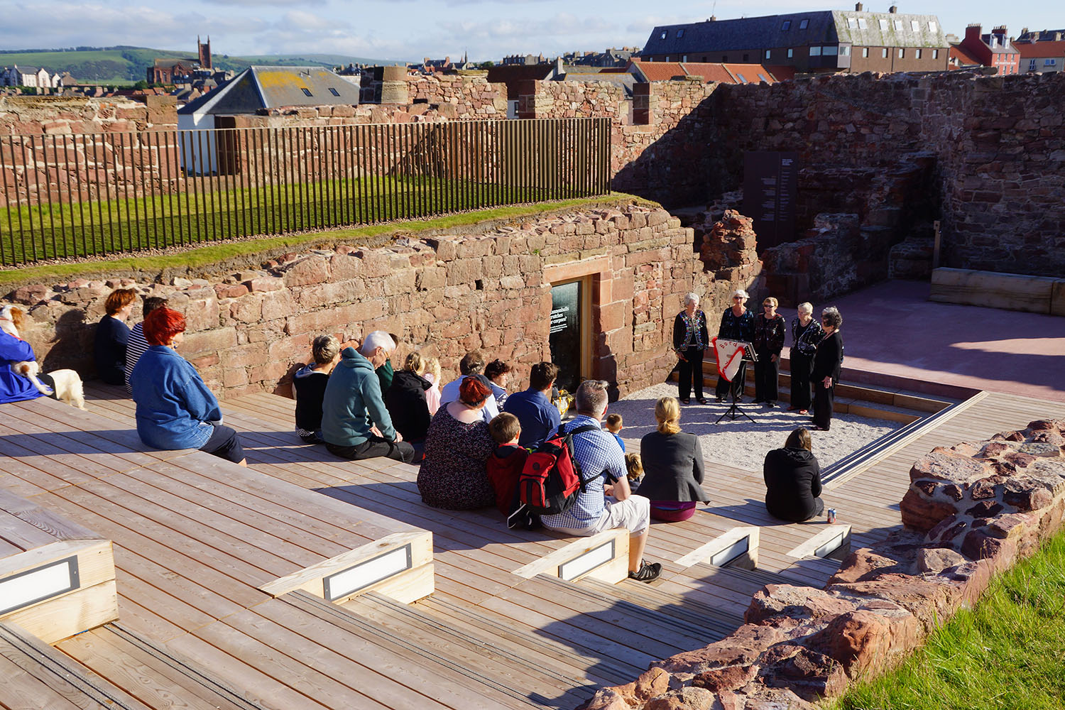 Border Tarts – first concert at Dunbar Battery – Dunbar Battery